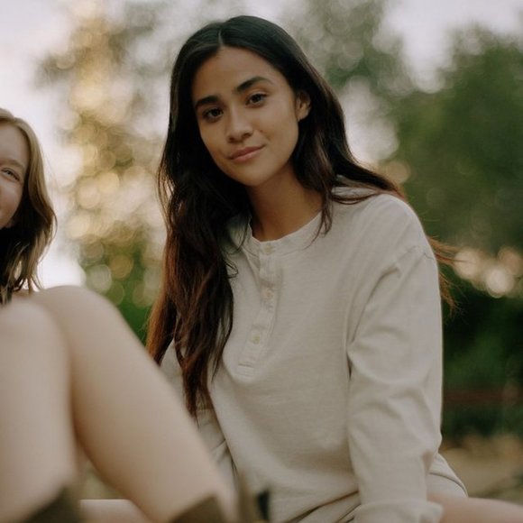 LACAUSA | Tops | Lacausa X Anthropologie Unisex Long Sleeve Lolo Henley In Sea Salt | Poshmark